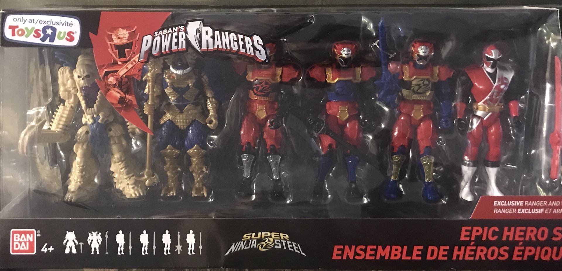Saban's Power Rangers Super Ninja Steel Epic Hero Set [Toys R Us ...