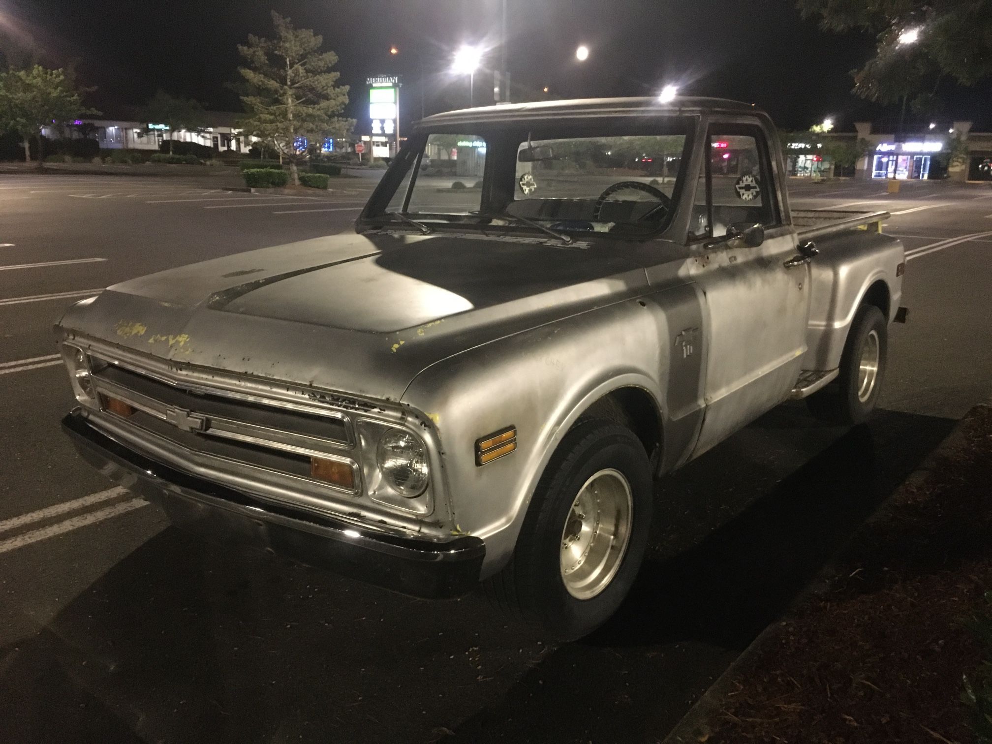 1968 c10 short bed stepside w/ 327 v8, 4 speed manual transmission for ...