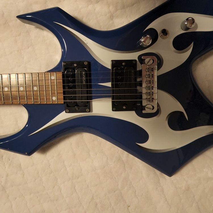 Bc Rich Warlock Blue