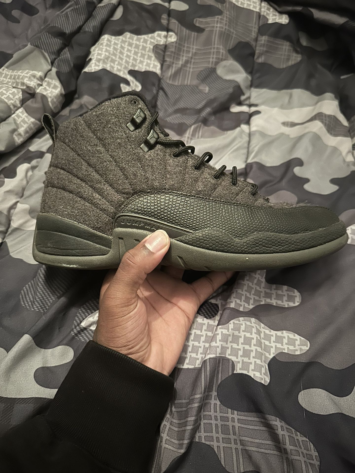 Jordan 12 “Wool Grey” for Sale in East Orange, NJ - OfferUp