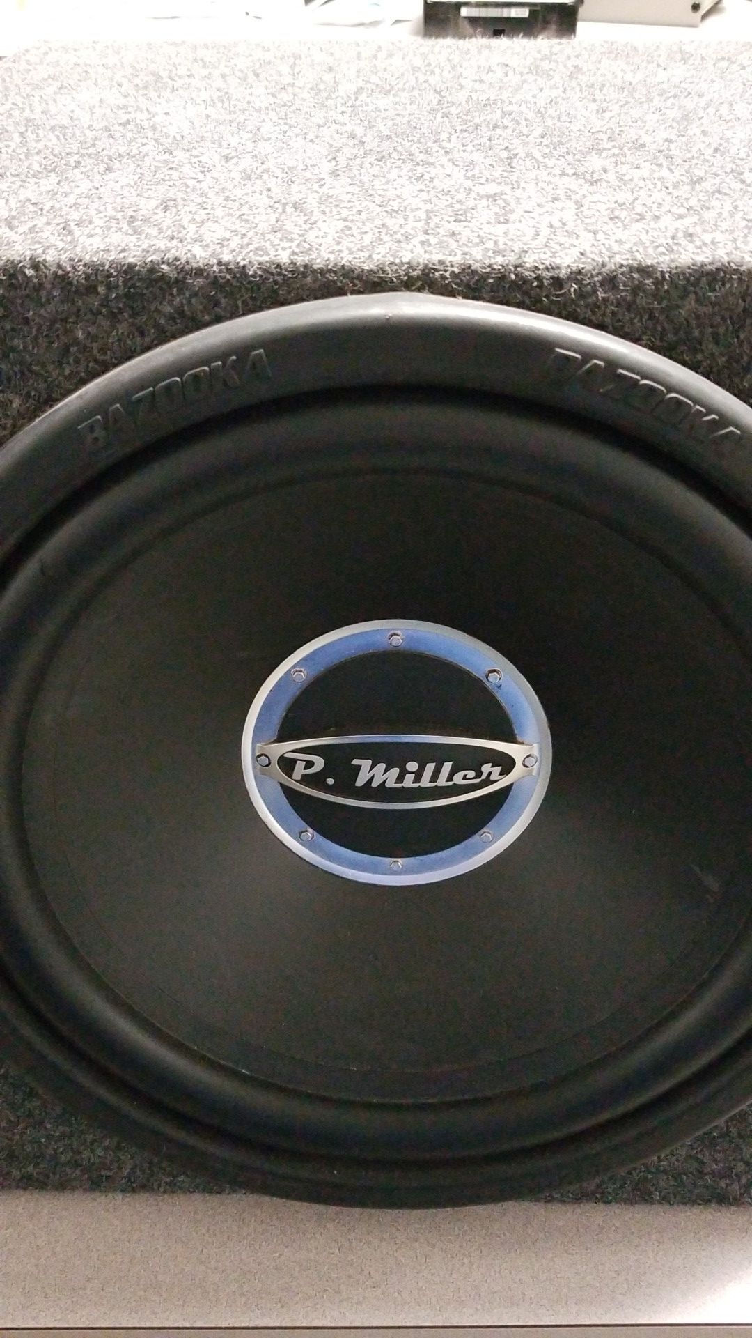 Bazooka P.miller 12inch subwoofer with Kicker 300 watt amp. for Sale in ...
