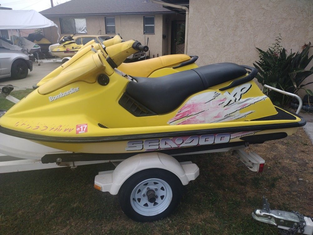 2 96 SEADOO XP800 CC RUNNING CONDITION PRICE IS EACH SKI NO TRAILER ...
