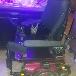 Pink Electric Wheelchair