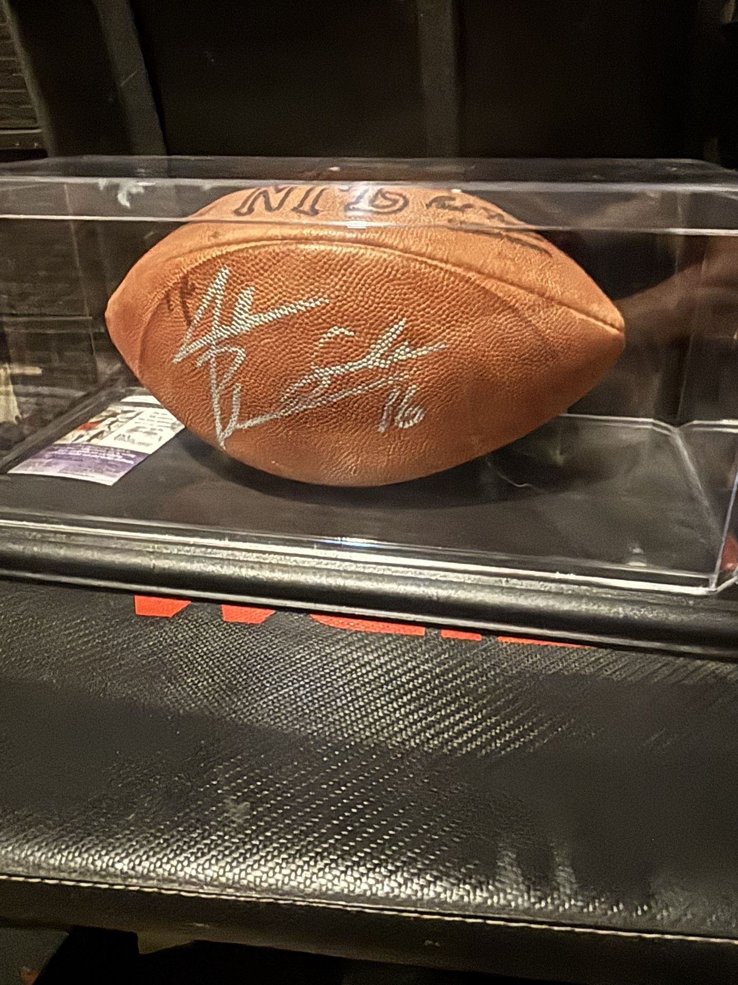 Jake Plumber Signed Football
