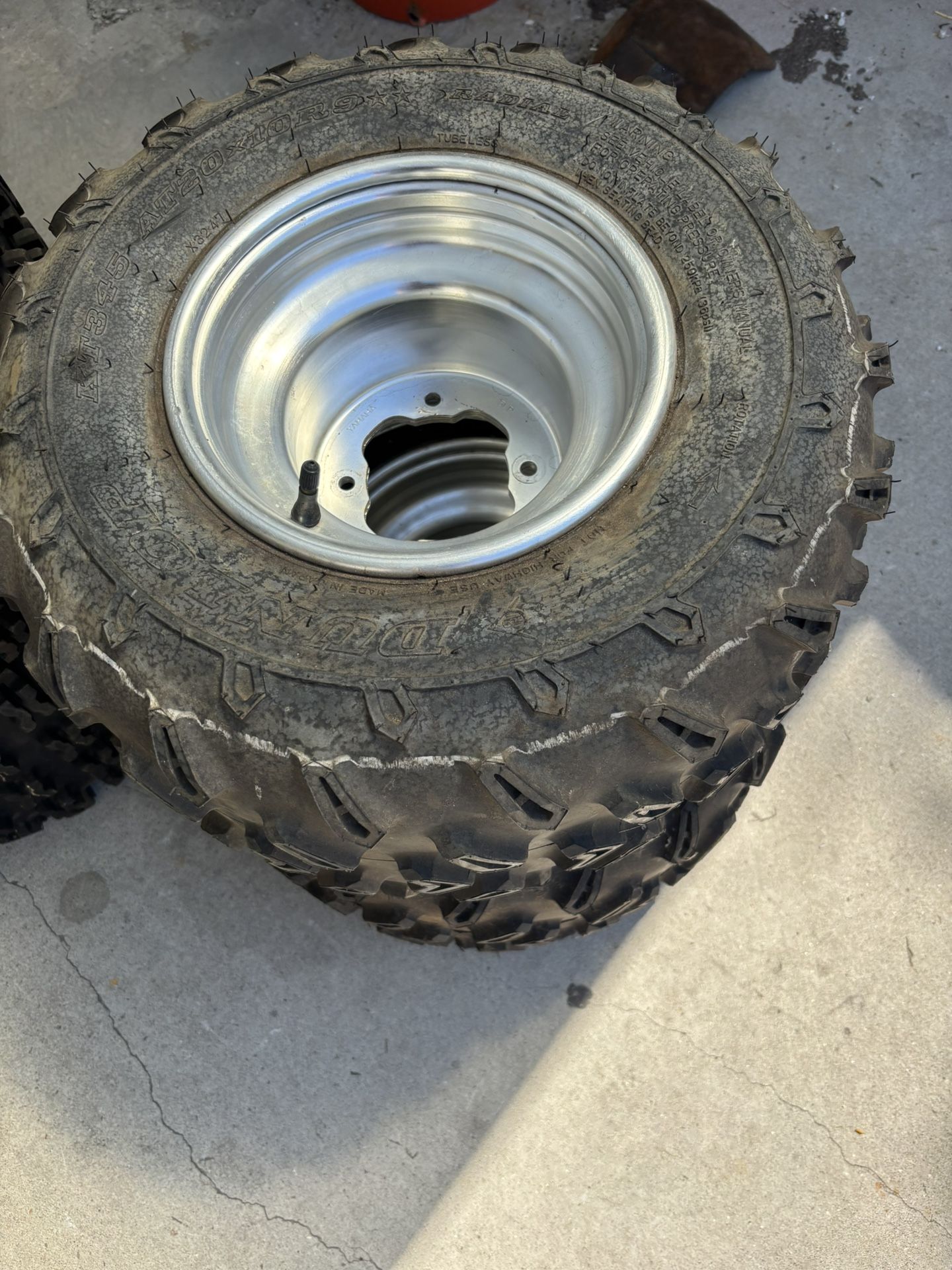 YAMAHA ATV RIMS AND TIRES RAPTOR, WARRIOR, BANSHEE, YFZ450 for Sale in ...
