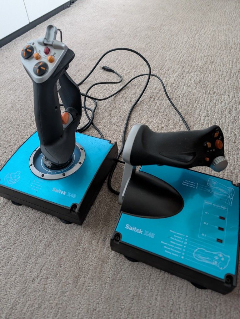 Saitek X45 Flight Stick And Throttle Joystick for Sale in Monrovia, CA ...