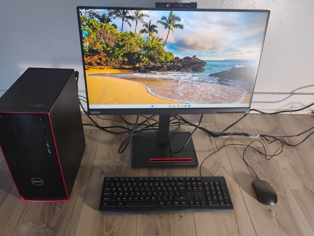 Dell Inspiron Desktop Computer w/Windows 11 Pro & Microsoft Office 2024 ...