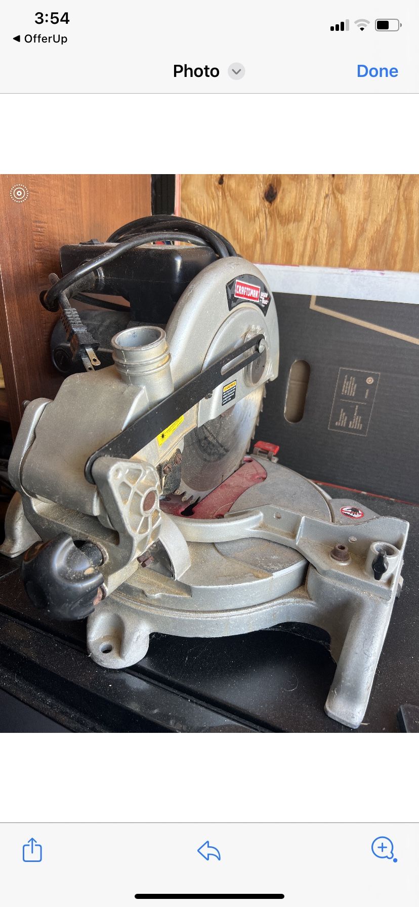 Craftsman Tabletop Circular Saw With Base for Sale in San Diego, CA ...
