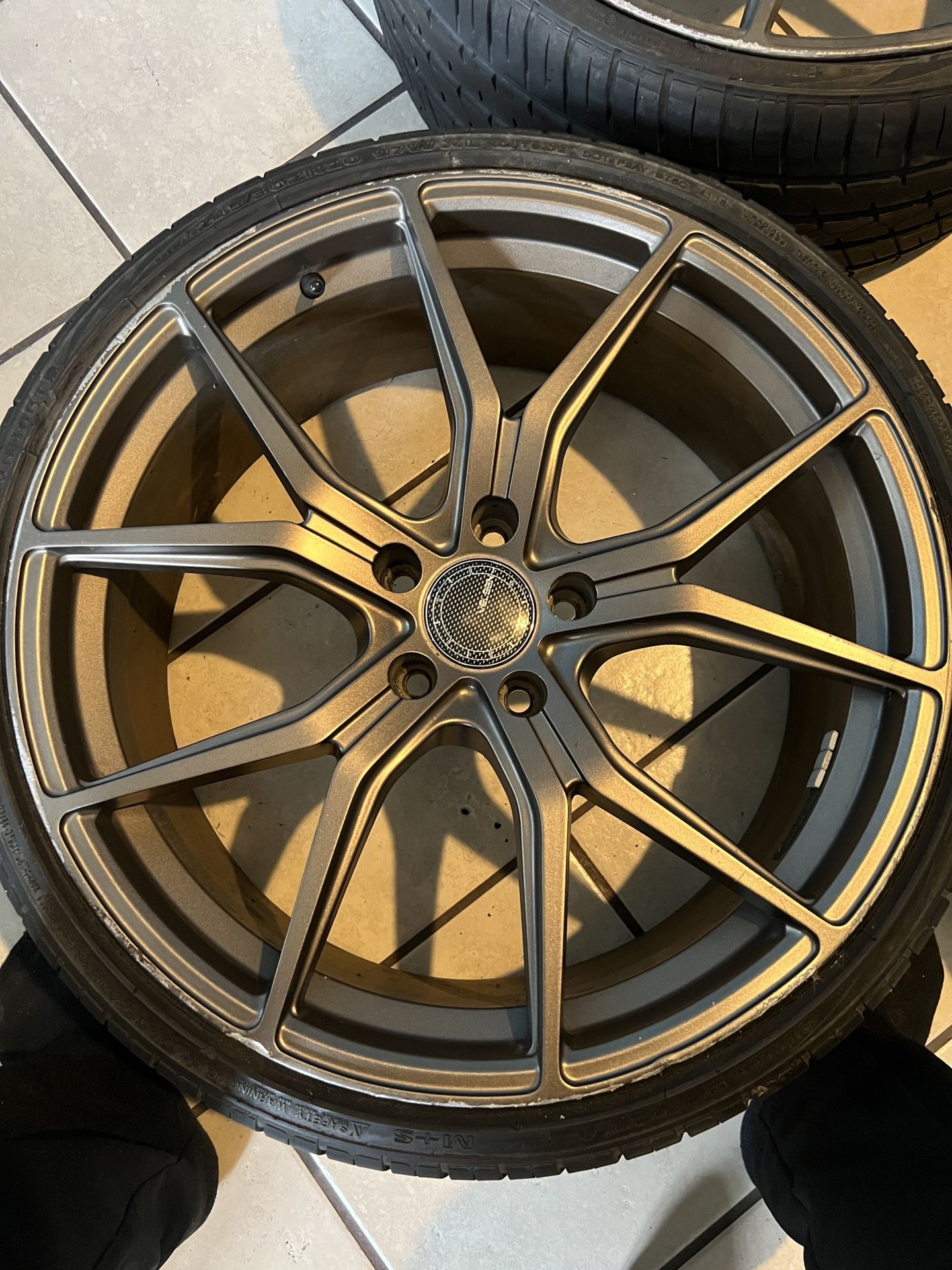 VELSEN WHEEL 531-M 20X8.5 5X114.3 +38 BRONZE WHEELS for Sale in Los ...