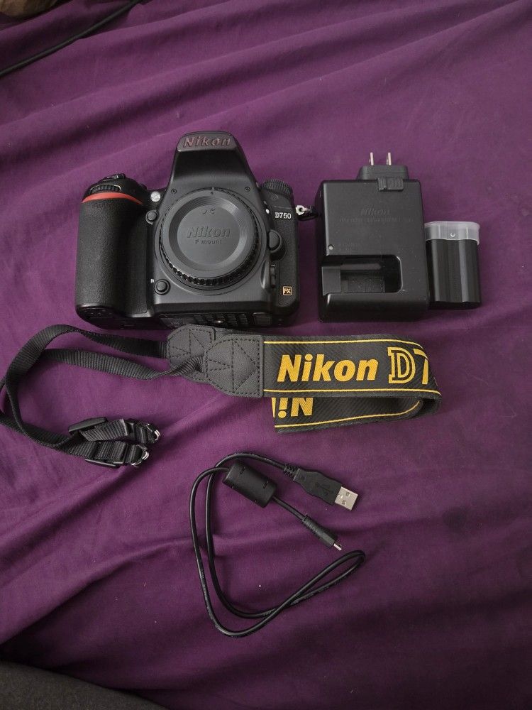 Nikon D750 Professional DSLR Camera for Sale in Richmond, TX - OfferUp