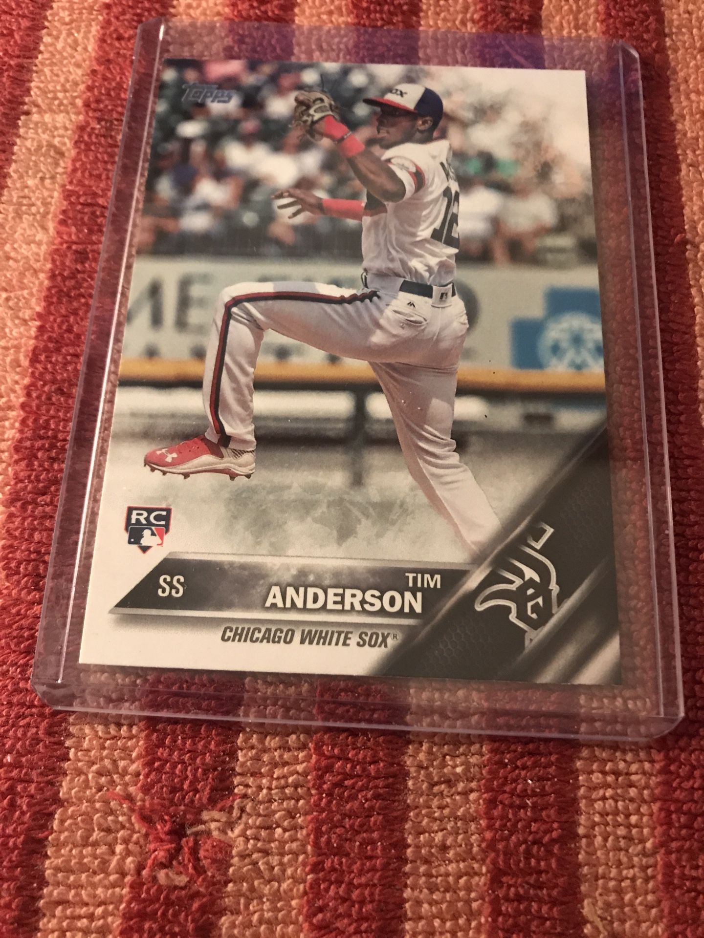 Tim Anderson Rookie Card 2016 Topps Update US287 White Sox RC for Sale ...