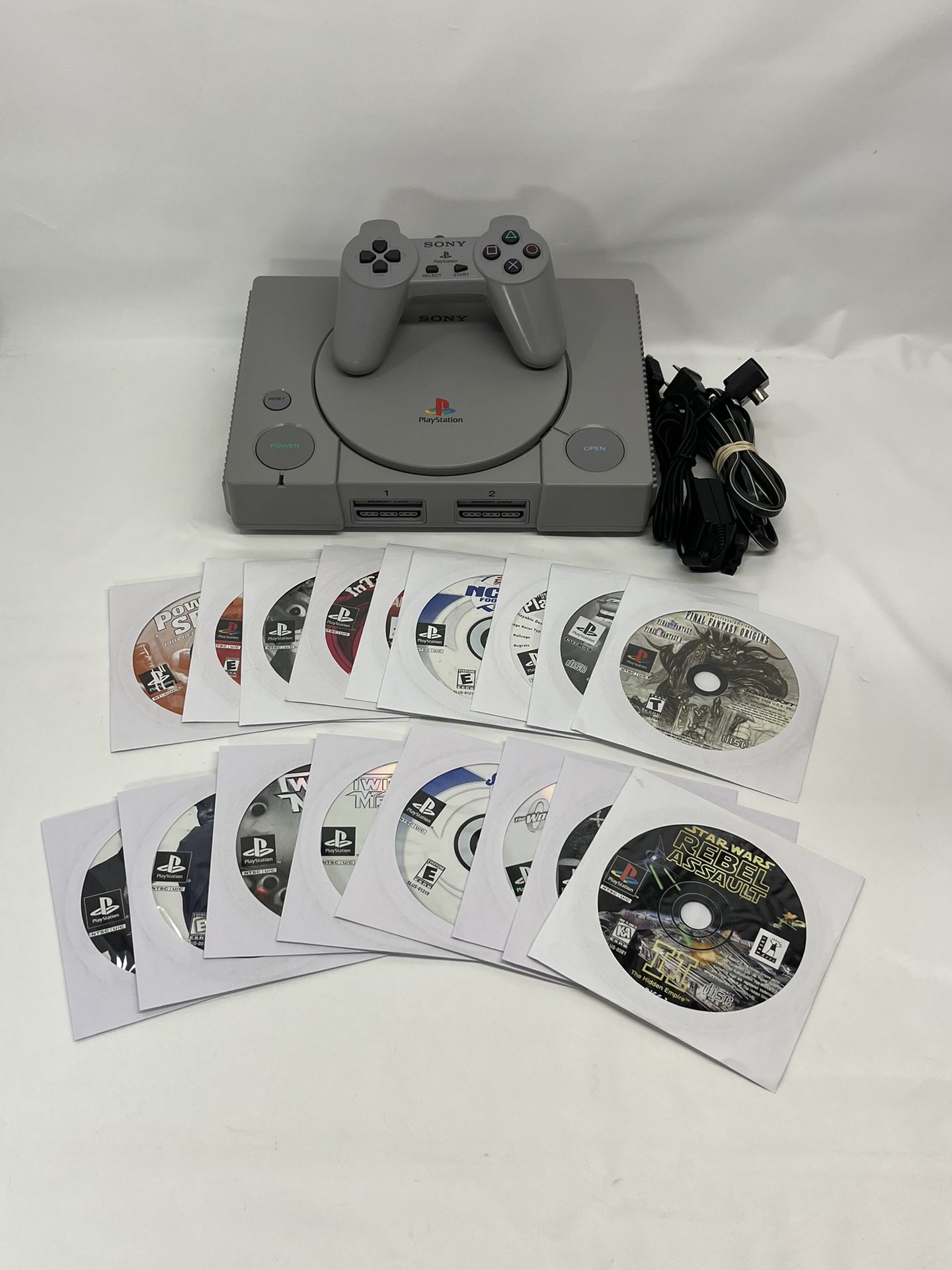 Sony PlayStation One PS1 Console Bundle W/ 17 Games SCPH-9001 for Sale in Sycamore, IL - OfferUp