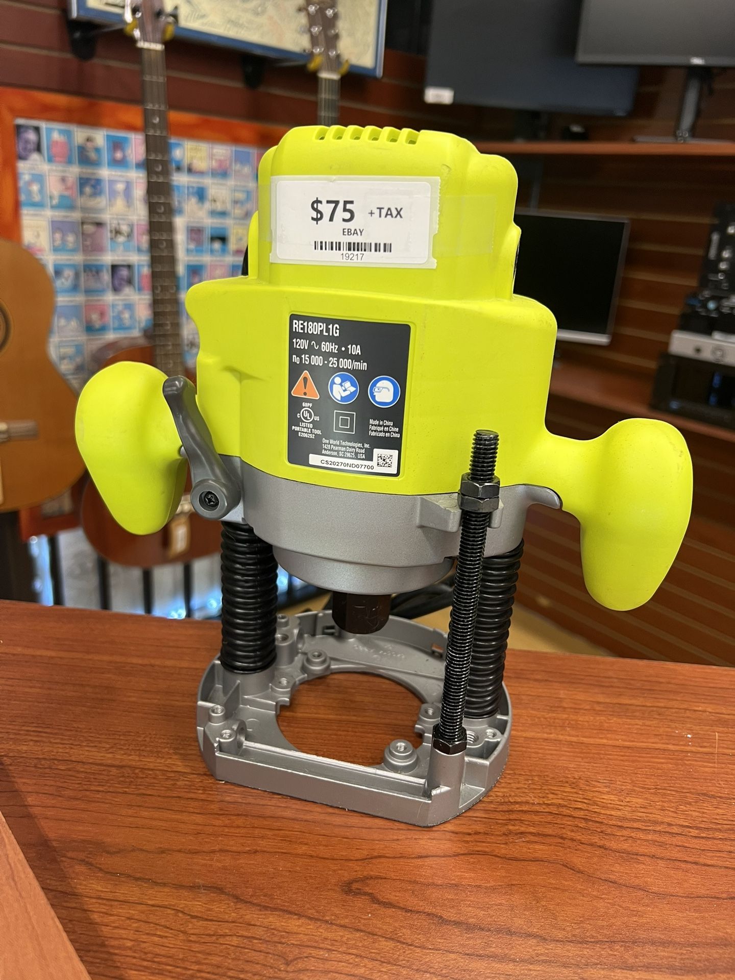 Ryobi 10 Amp 2 HP Plunge Base Corded Router