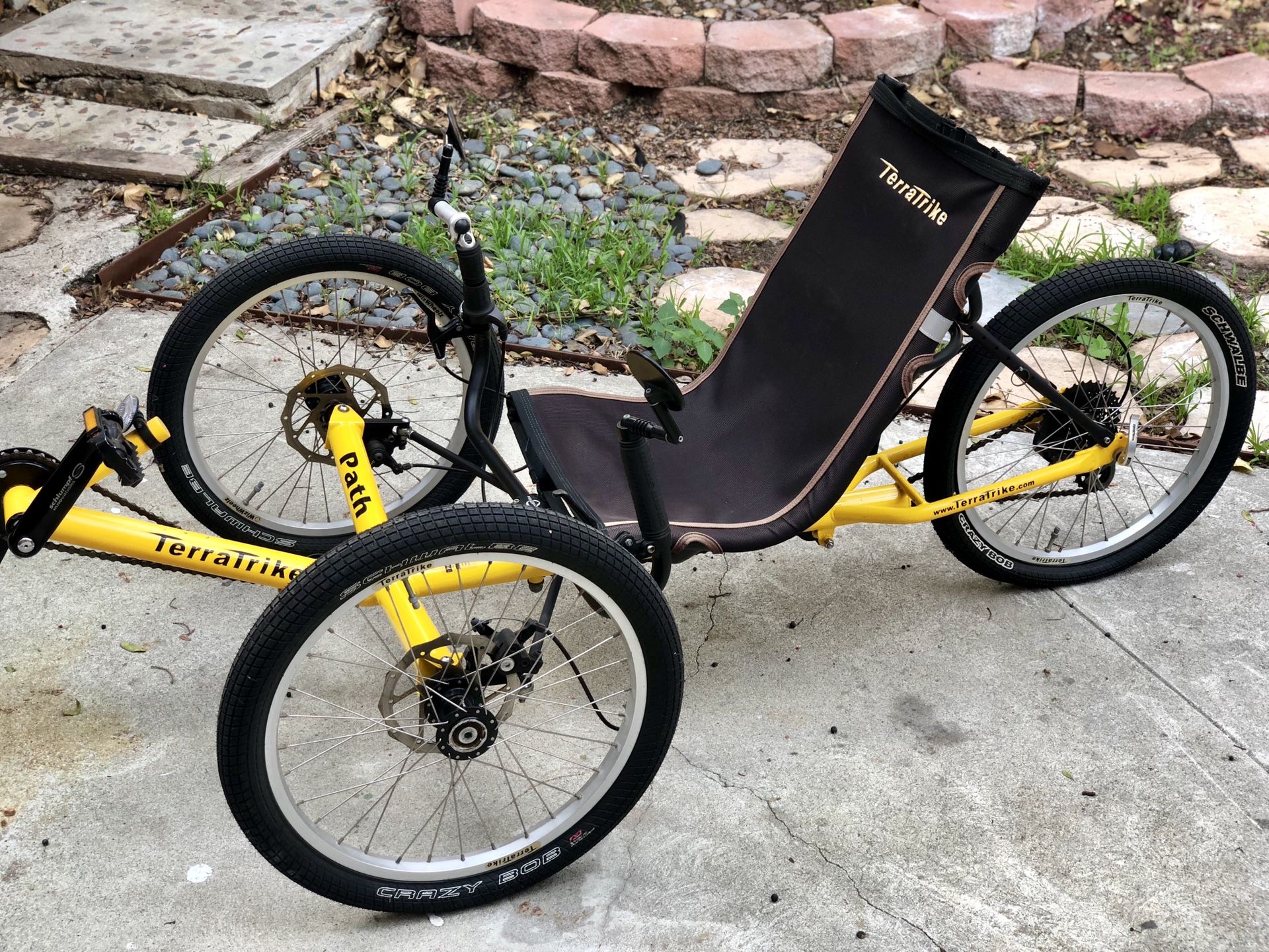 Terratrike Path Recumbent Trike - Yellow for Sale in Playa del Rey, CA ...