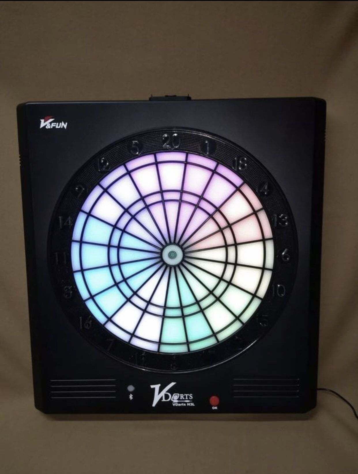 Vdarts Smart LED Global Online Electronic Dart Board Dartboard H3L Soft Tip Darts NEW * Official ...