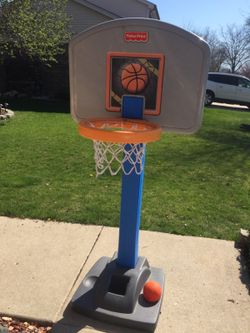 Fisher Price Grow To Pro Basketball Hoop