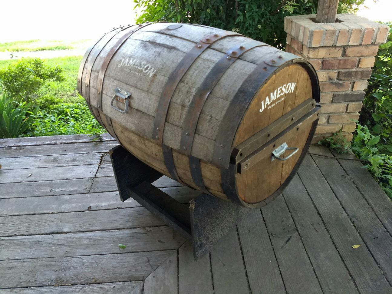 Jameson whiskey barrel ice chest cooler for Sale in Dallas, TX - OfferUp