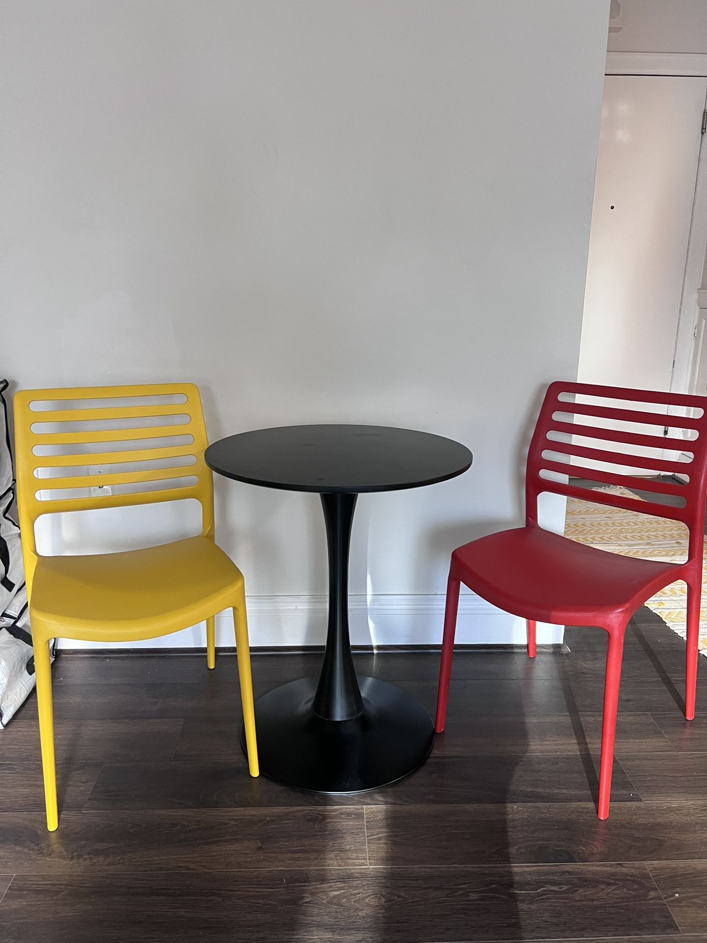 Small Black Table/two Chairs for Sale in Seattle, WA - OfferUp