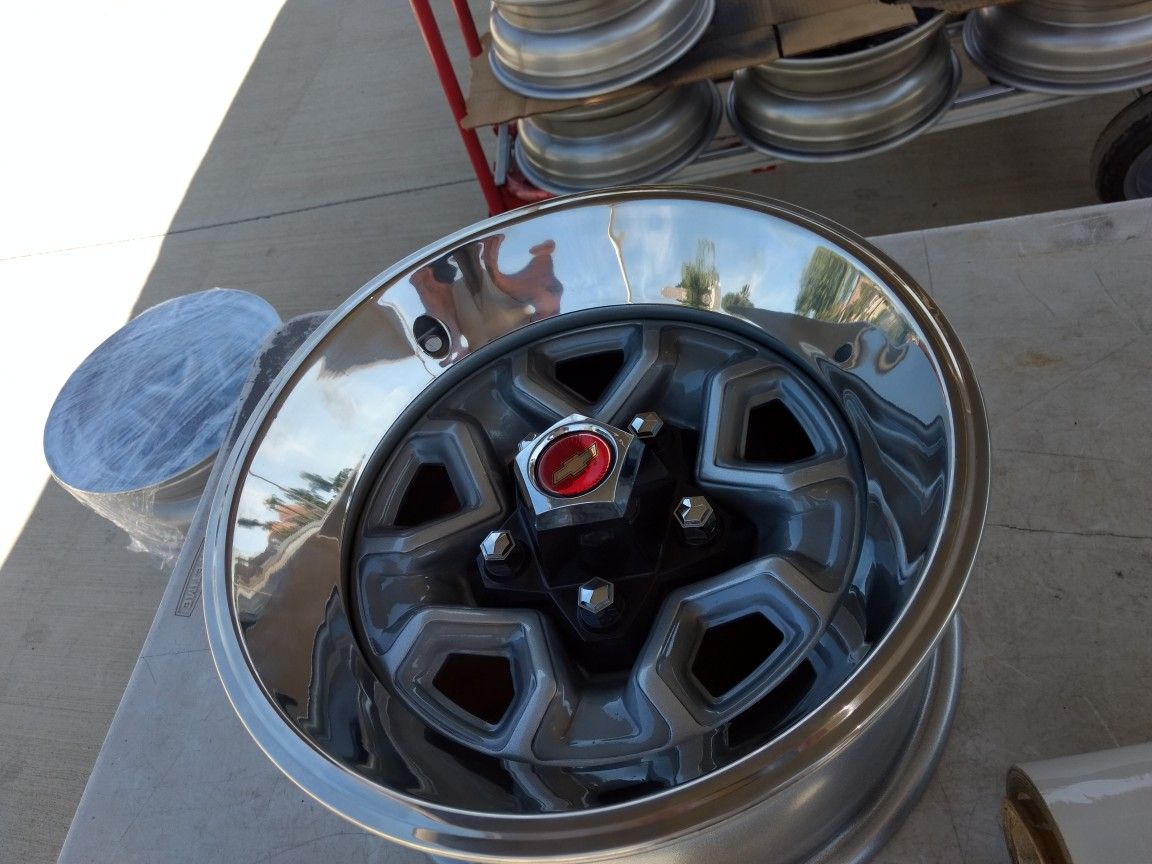 78 - 87 El Camino GMC Monte Carlo 15x8 rally rims redone for Sale in ...