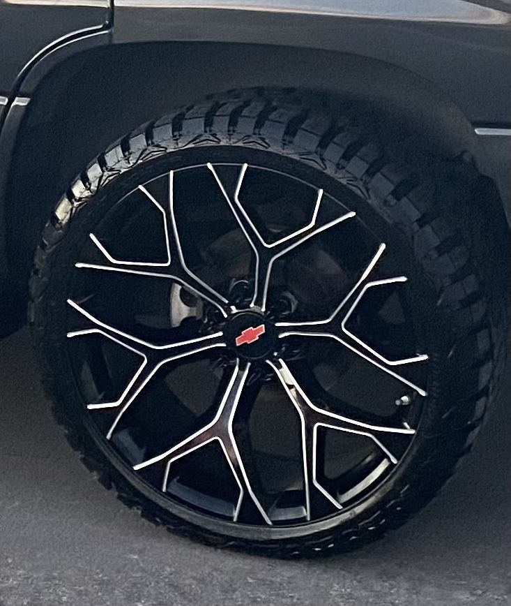 24’ Inch Snowflake Rims and Tires for Sale in Bartow, FL - OfferUp