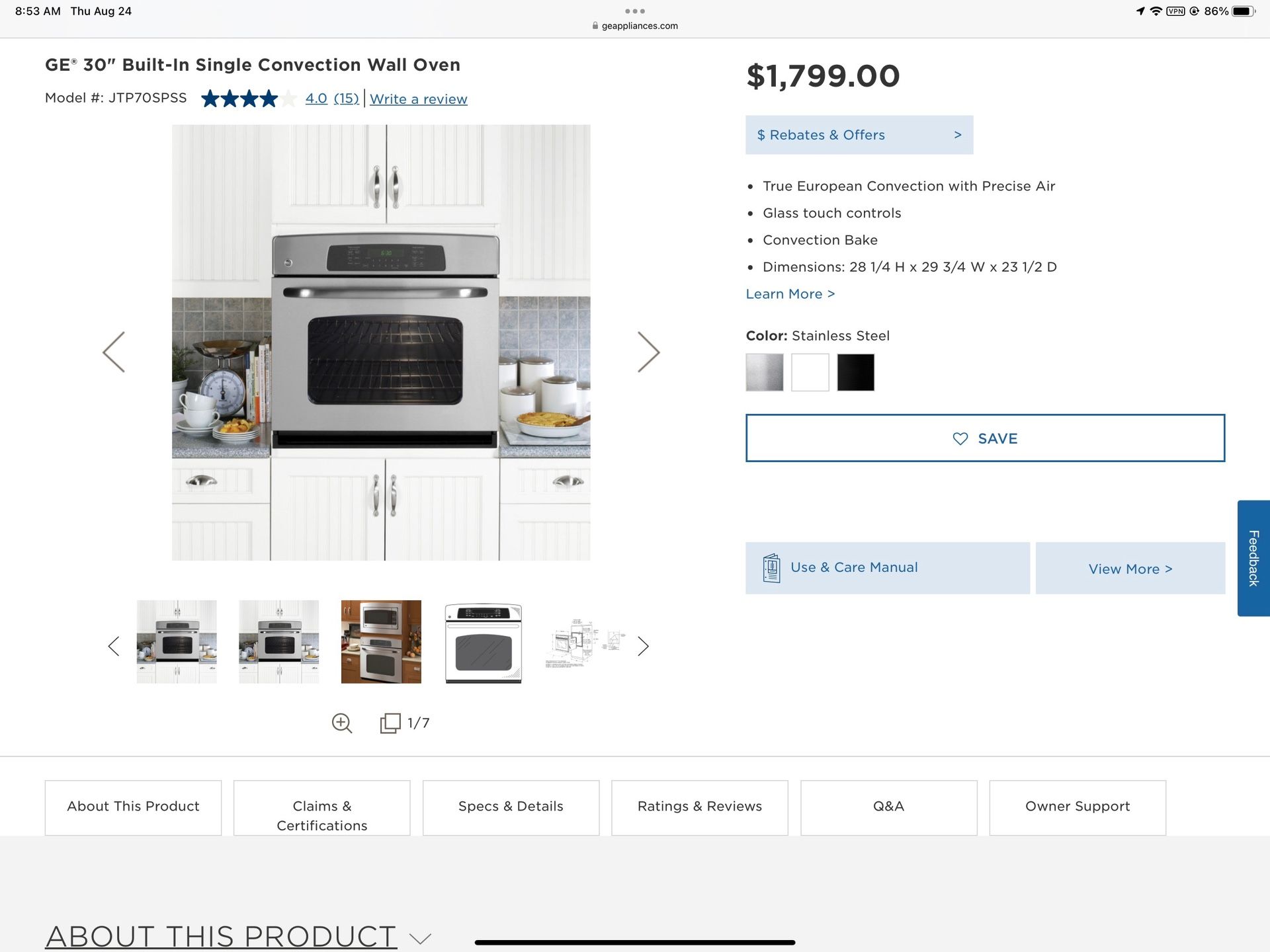 Used General Electric Kitchen Appliances for Sale in Santa Maria, CA ...