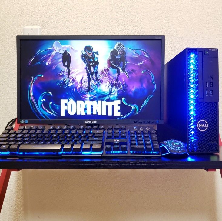 i7 7700 "Blue Ghost" FAST Gaming PC - Quadro K1200, 16GB RAM, SSD, 1 ...