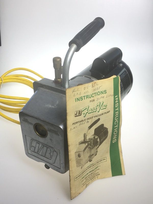 J/B Fast Vac DV-85C Deep Vac Pump for Sale in Downers Grove, IL - OfferUp
