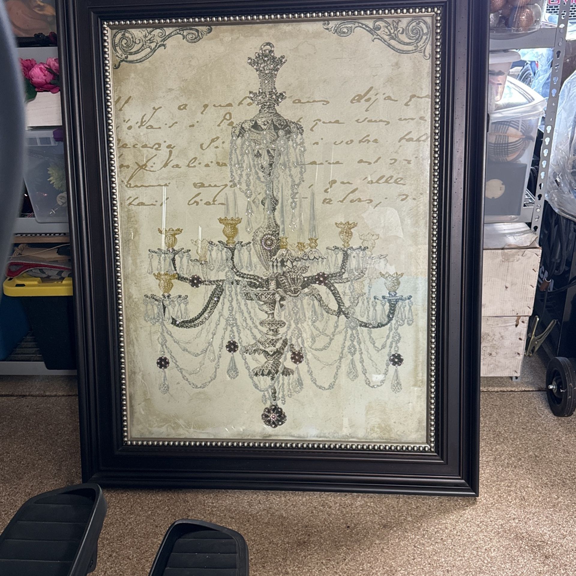 Picture With Wood Frame 47•59 for Sale in Yorba Linda, CA - OfferUp