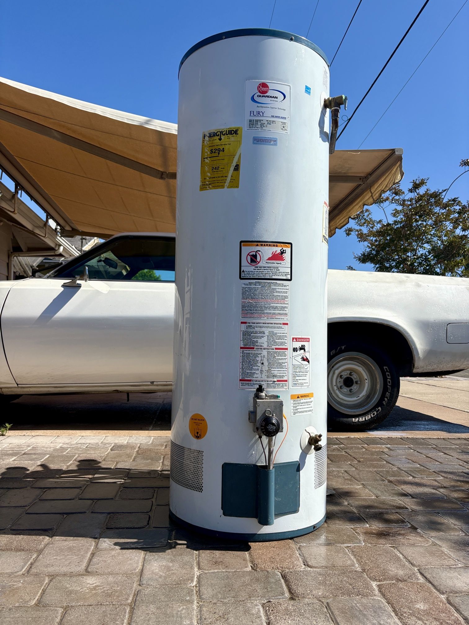 Rheem 40-Gallon Gas Water Heater – Model 42VR40-40F – $165 (Claremont ...