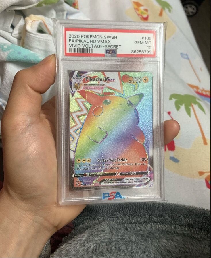 Pokemon Pikachu Vmax Rainbow PSA 10 for Sale in Long Beach, CA - OfferUp