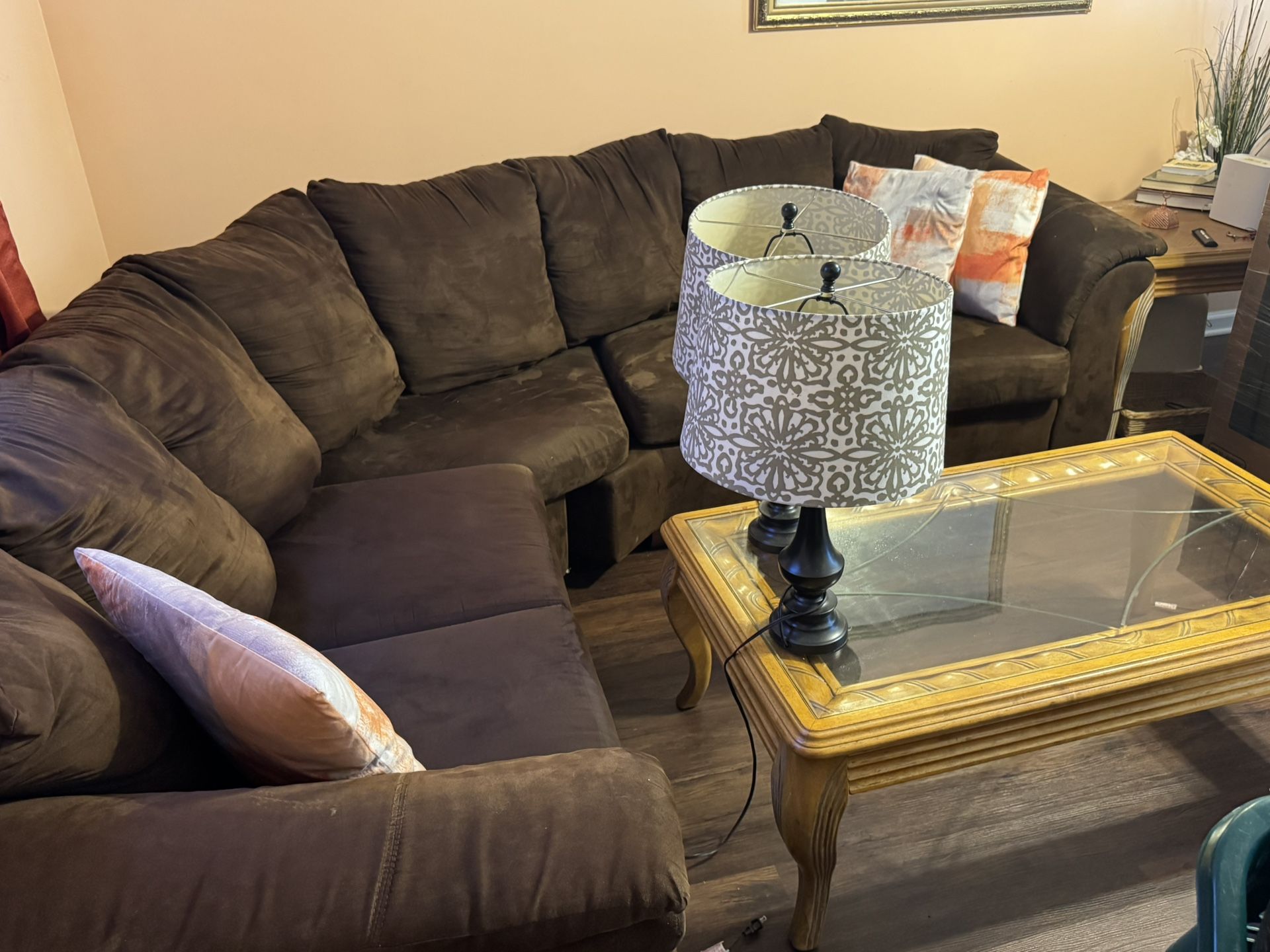 Couch And Dining Room Table for Sale in Lawrenceville, GA - OfferUp