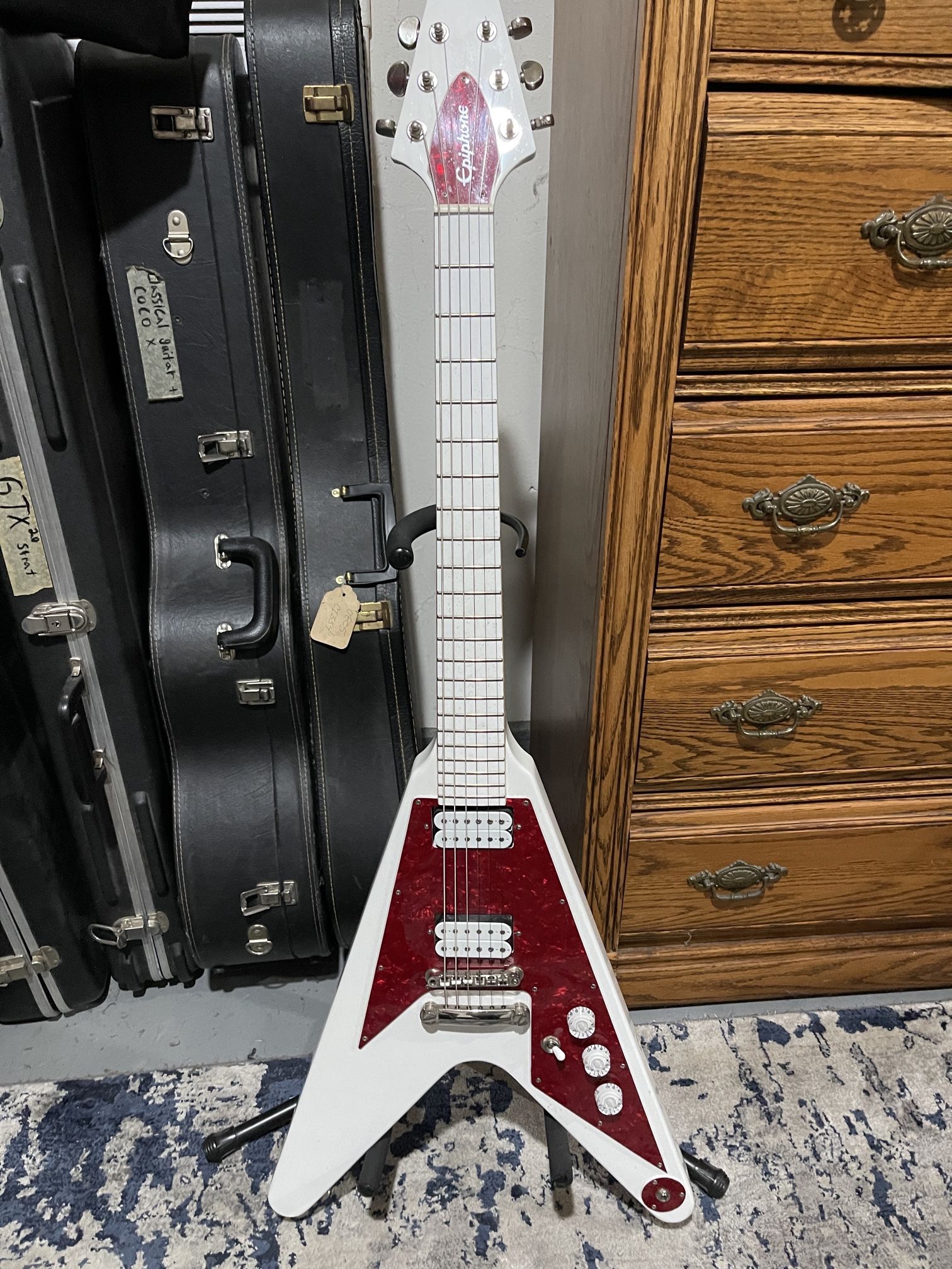 Epiphone Dave Rude Signature Flying V Guitar for Sale in Highland, CA ...