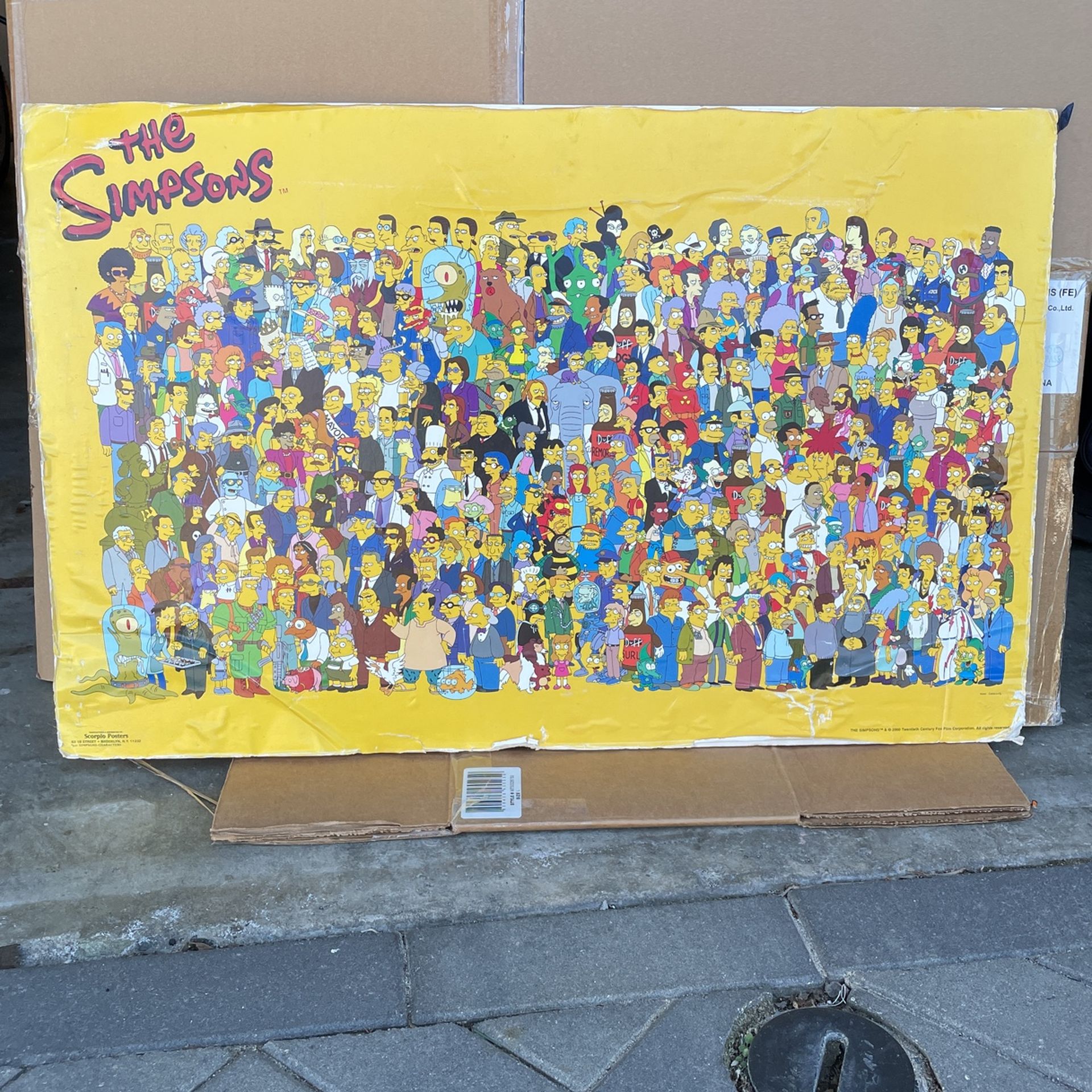 Simpsons Character Poster for Sale in Huntington Beach, CA - OfferUp