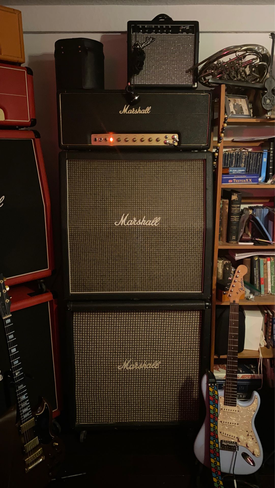 Vintage 1969 Marshall JMP 50 watt stack greenbacks for Sale in ...