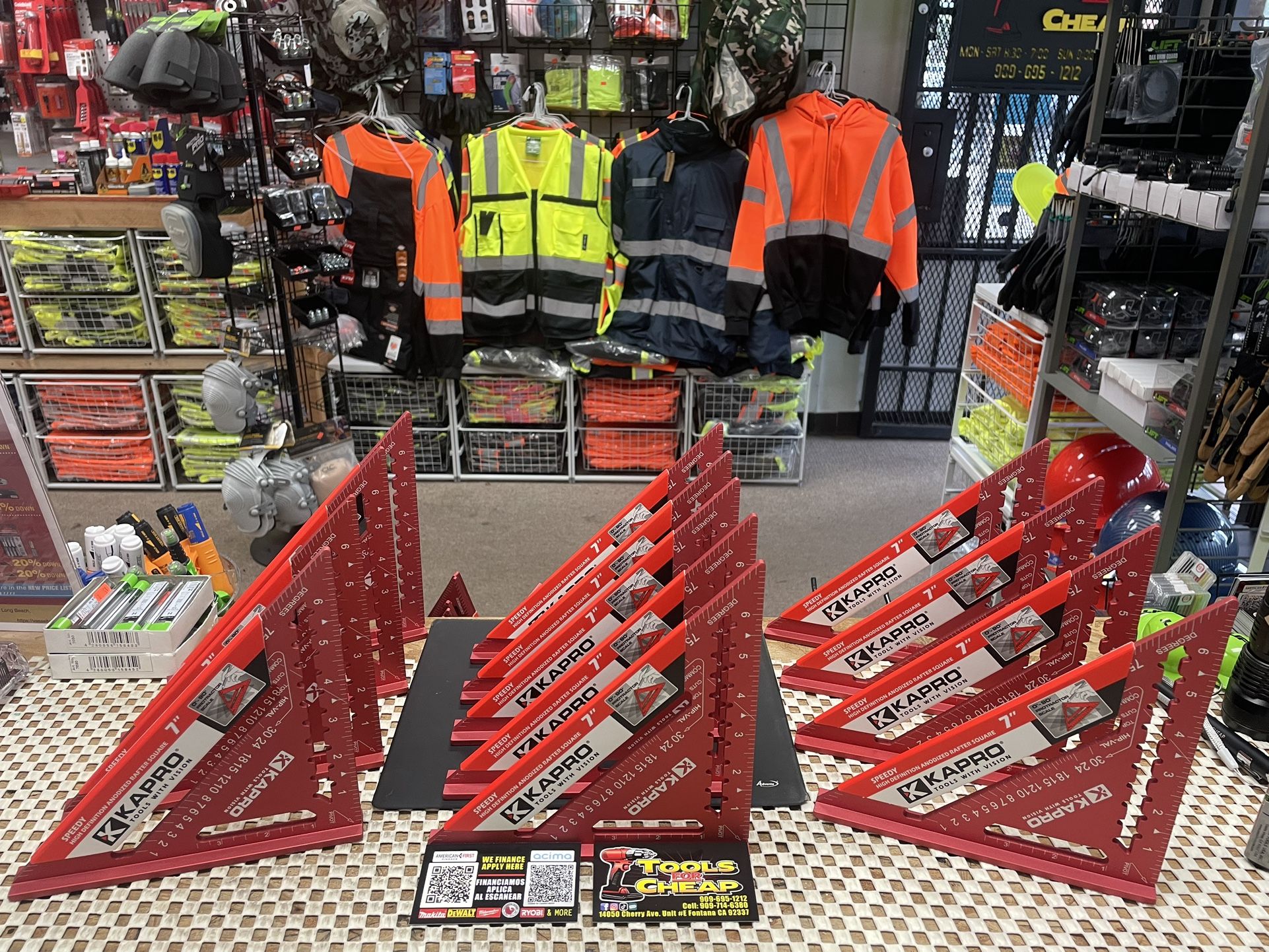 Rafter Speed Square $19 EACH. ( KAPRO 7” Square / 0-90 degrees ) for Sale in Fontana, CA - OfferUp
