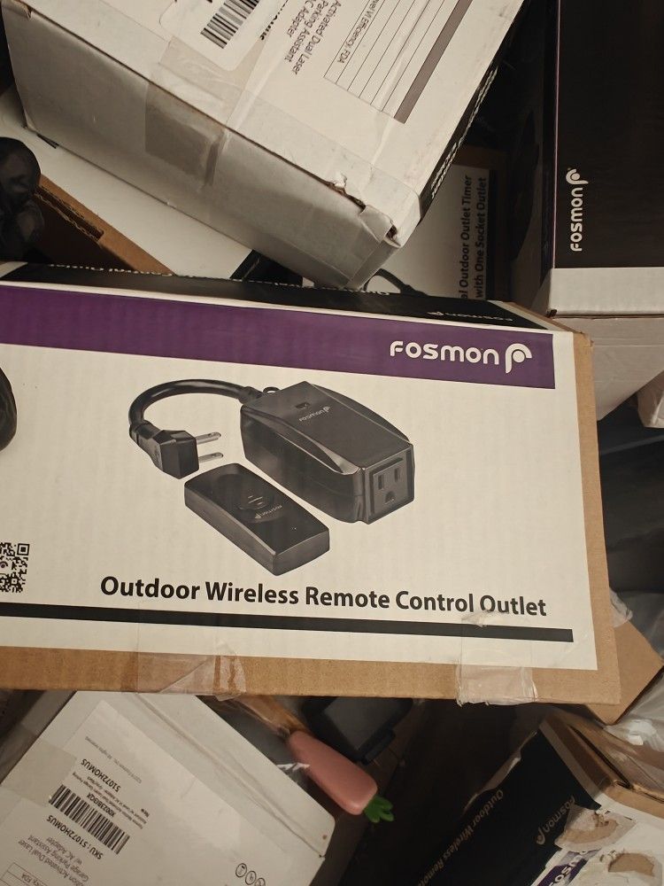 Fosmon WavePoint Wireless Remote Control Outdoor Electrical Outlet ...