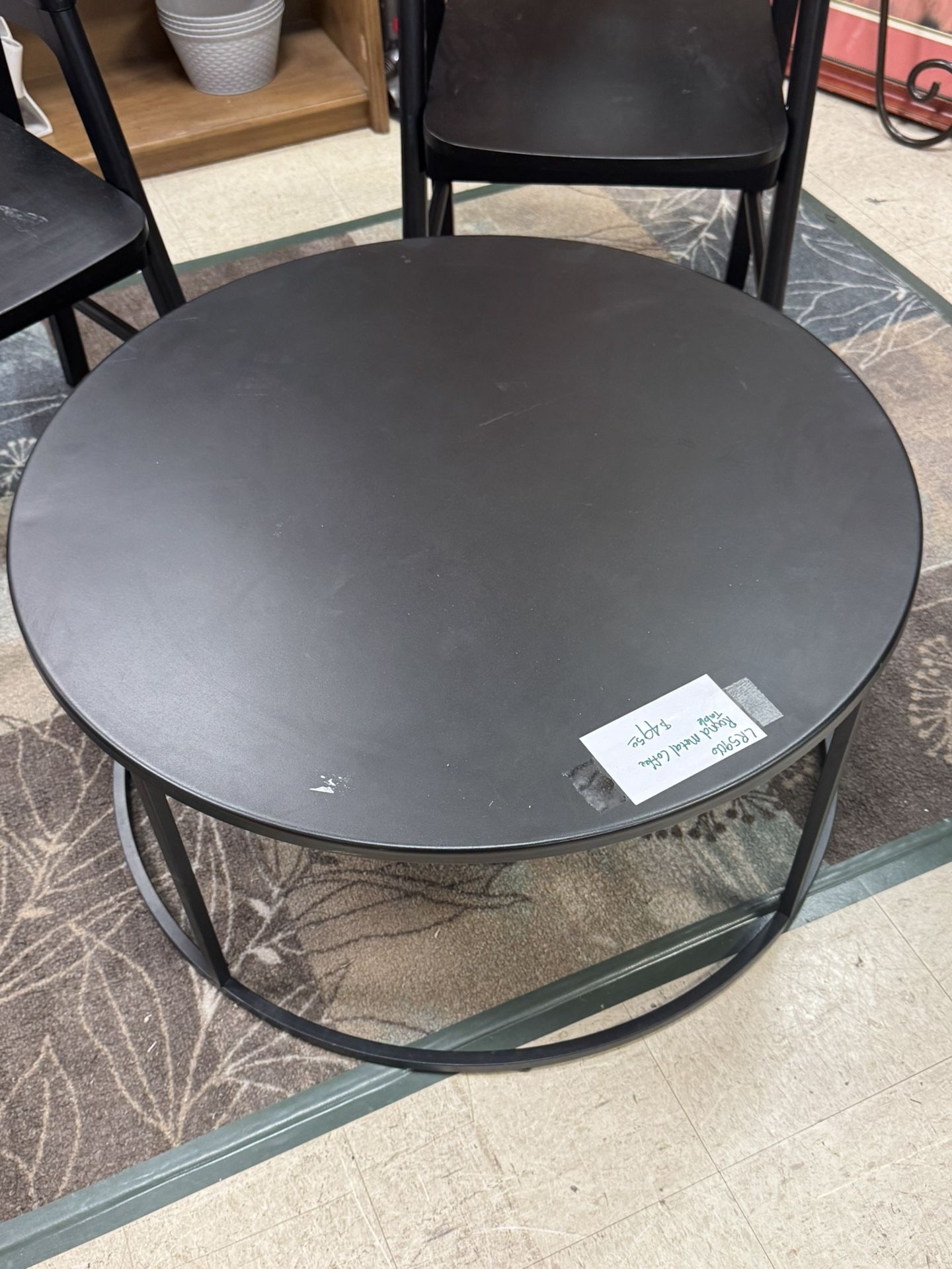 Threshold Glasgow Round Metal Coffee Table for Sale in Louisville, KY ...
