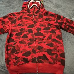 Bape Red Camo Jacket