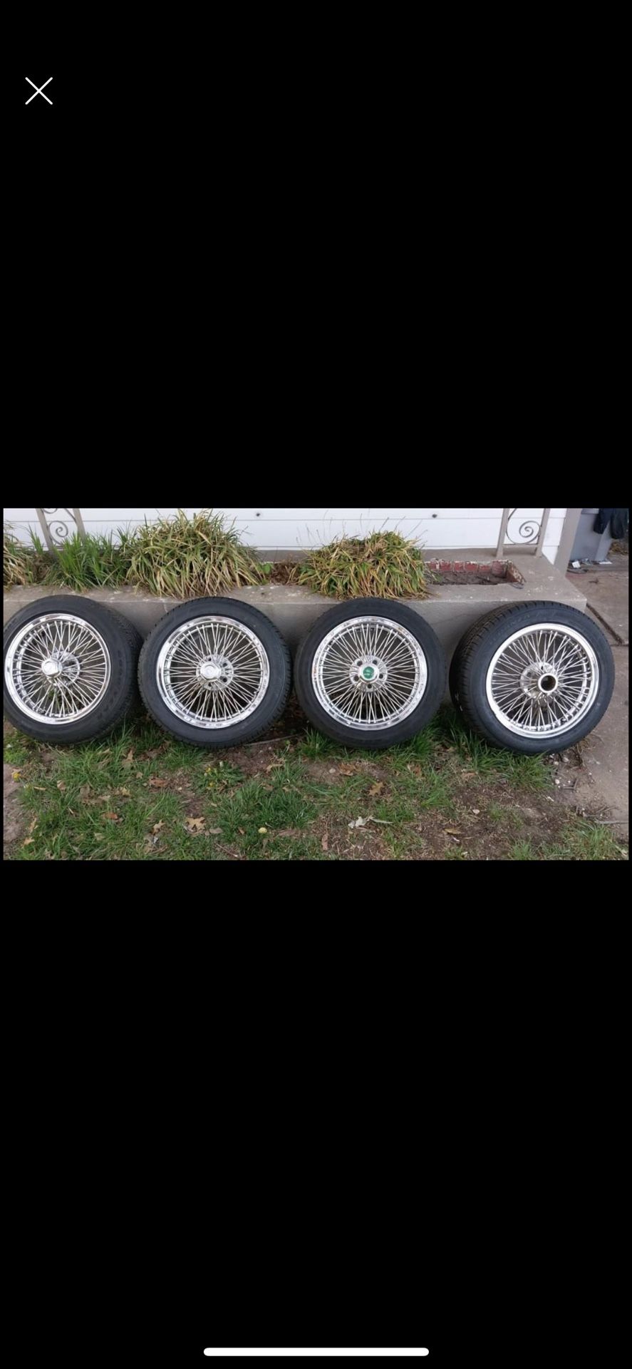 17” 70 Spoke Chrome Dayton Wire Wheels 5 Lug for Sale in Village, OK ...