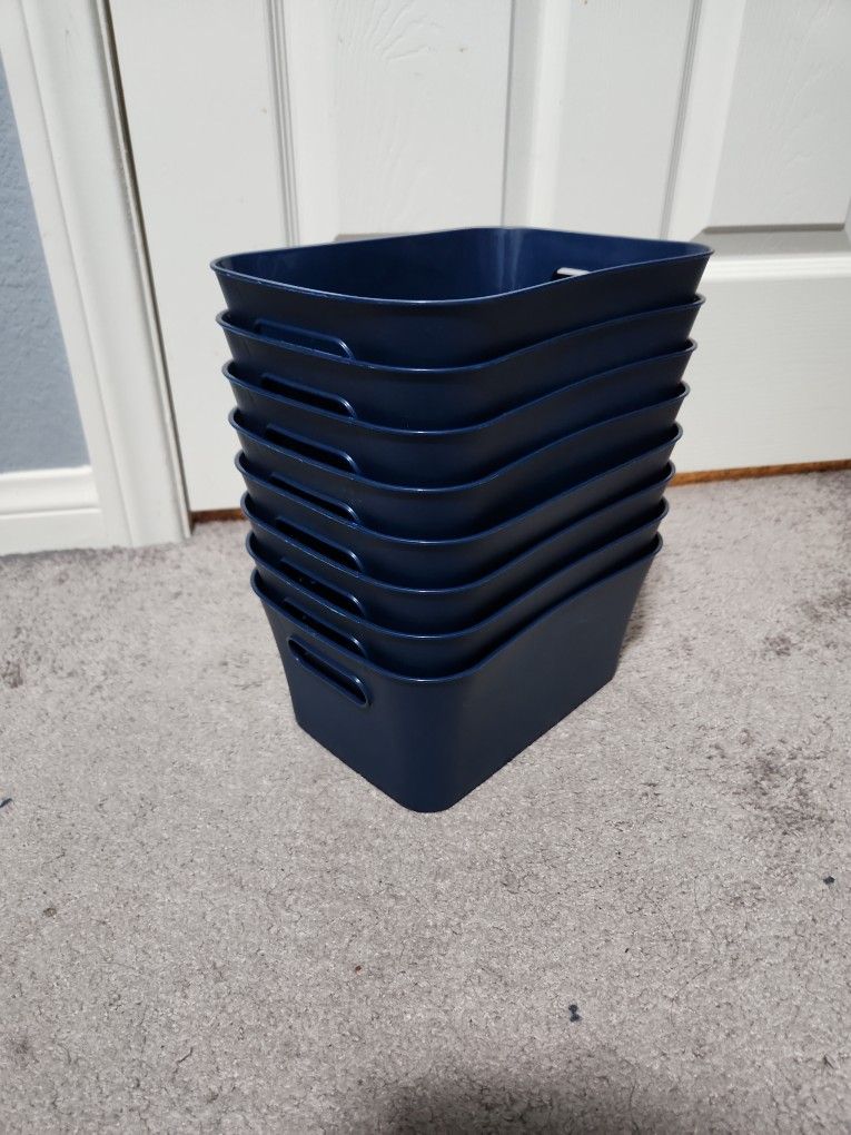 8 Navy Blue Storage Containers/Bins for Sale in Las Vegas, NV - OfferUp