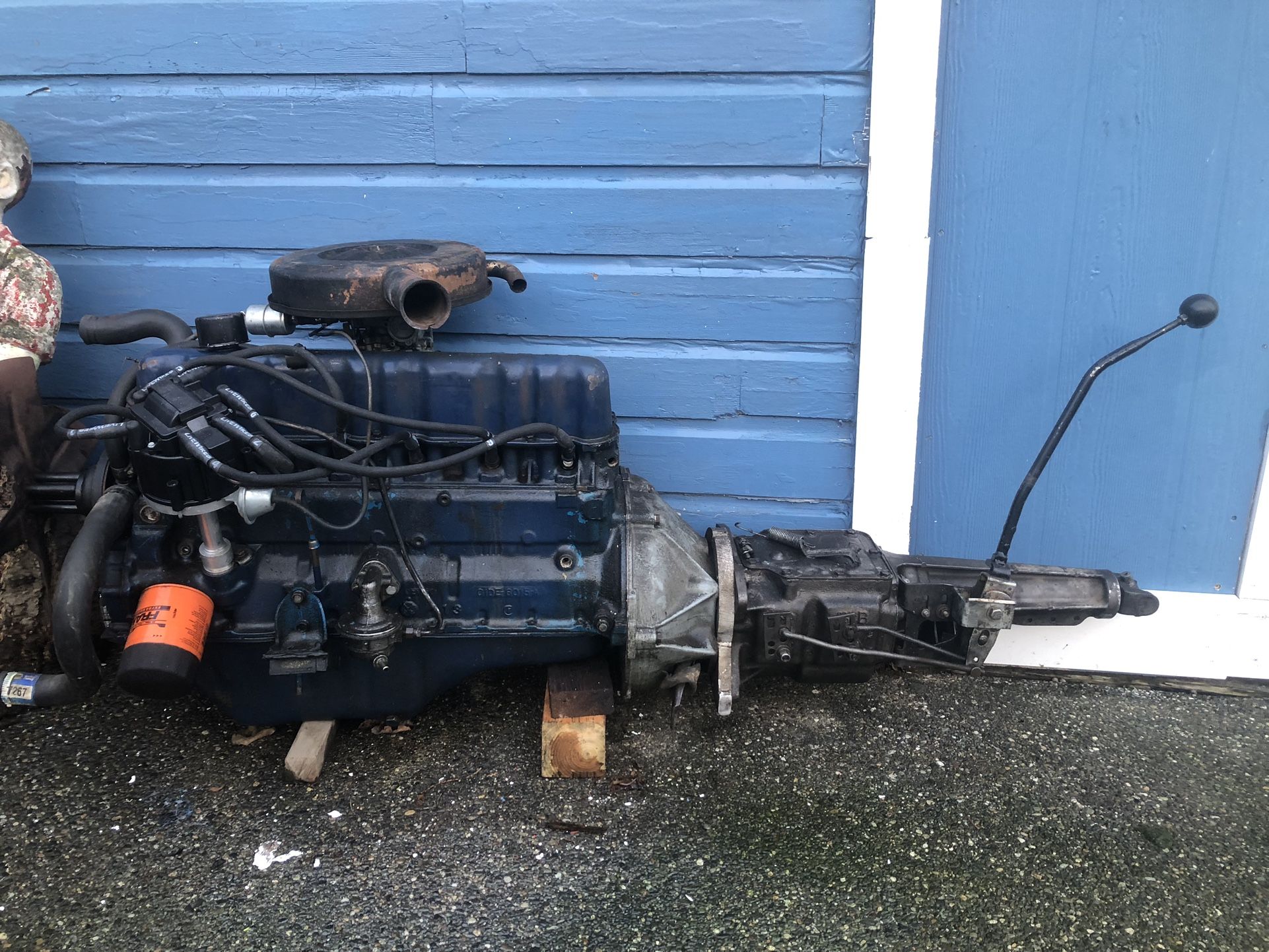 Complete 1963 Ford 170 CID Inline 6 & 3-speed Tranny From 1963 Ford ...