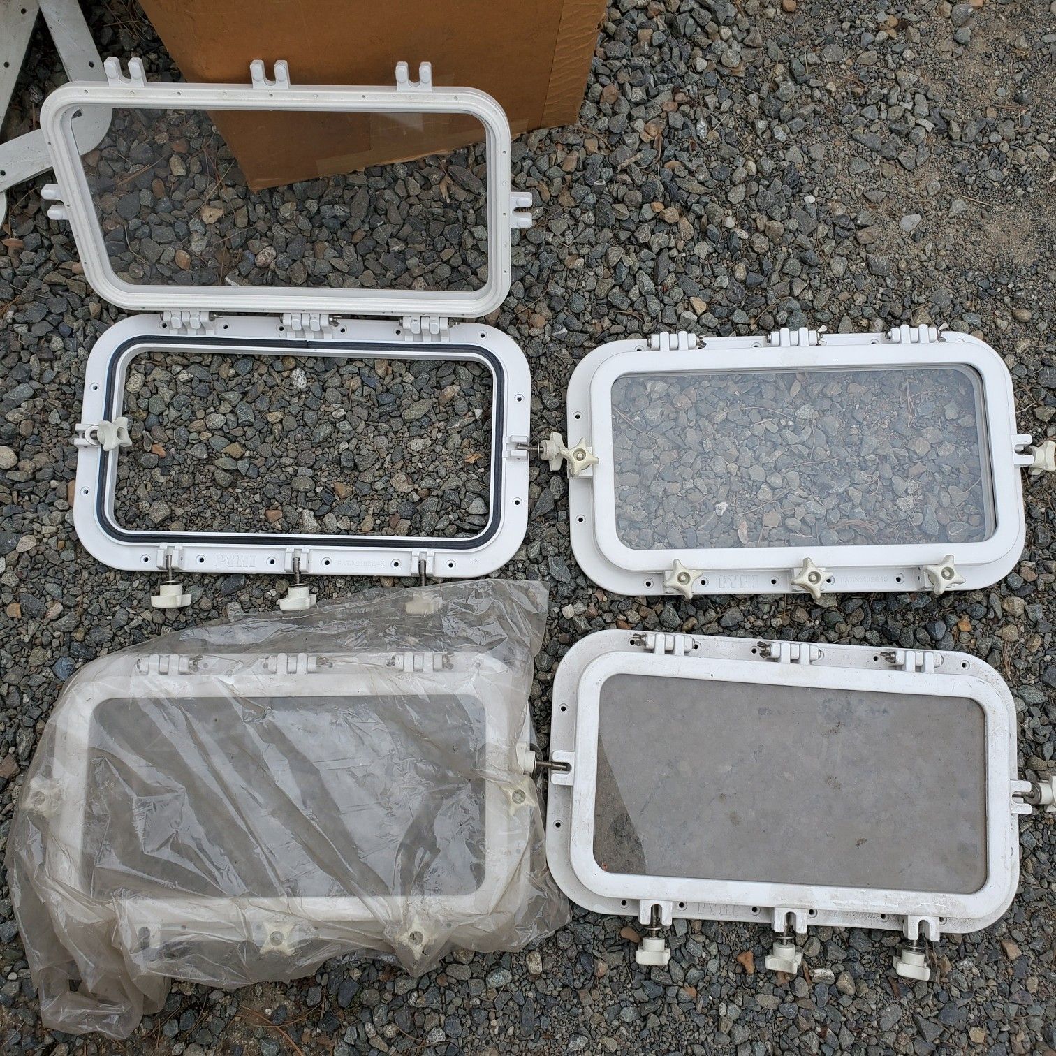 Pyhi Boat Port Window Rectangle Porthole Marine Windows Hardware Parts ...