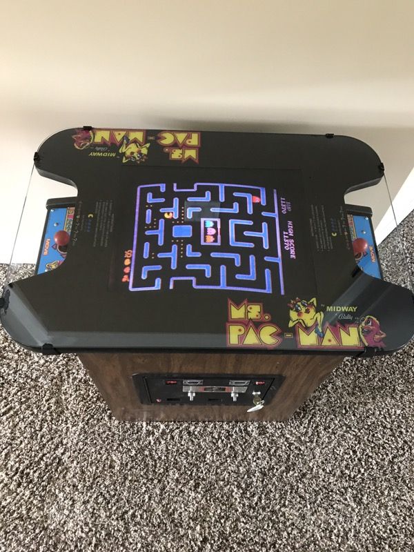 Ms Pacman Cocktail Table Arcade for Sale in Naperville, IL - OfferUp