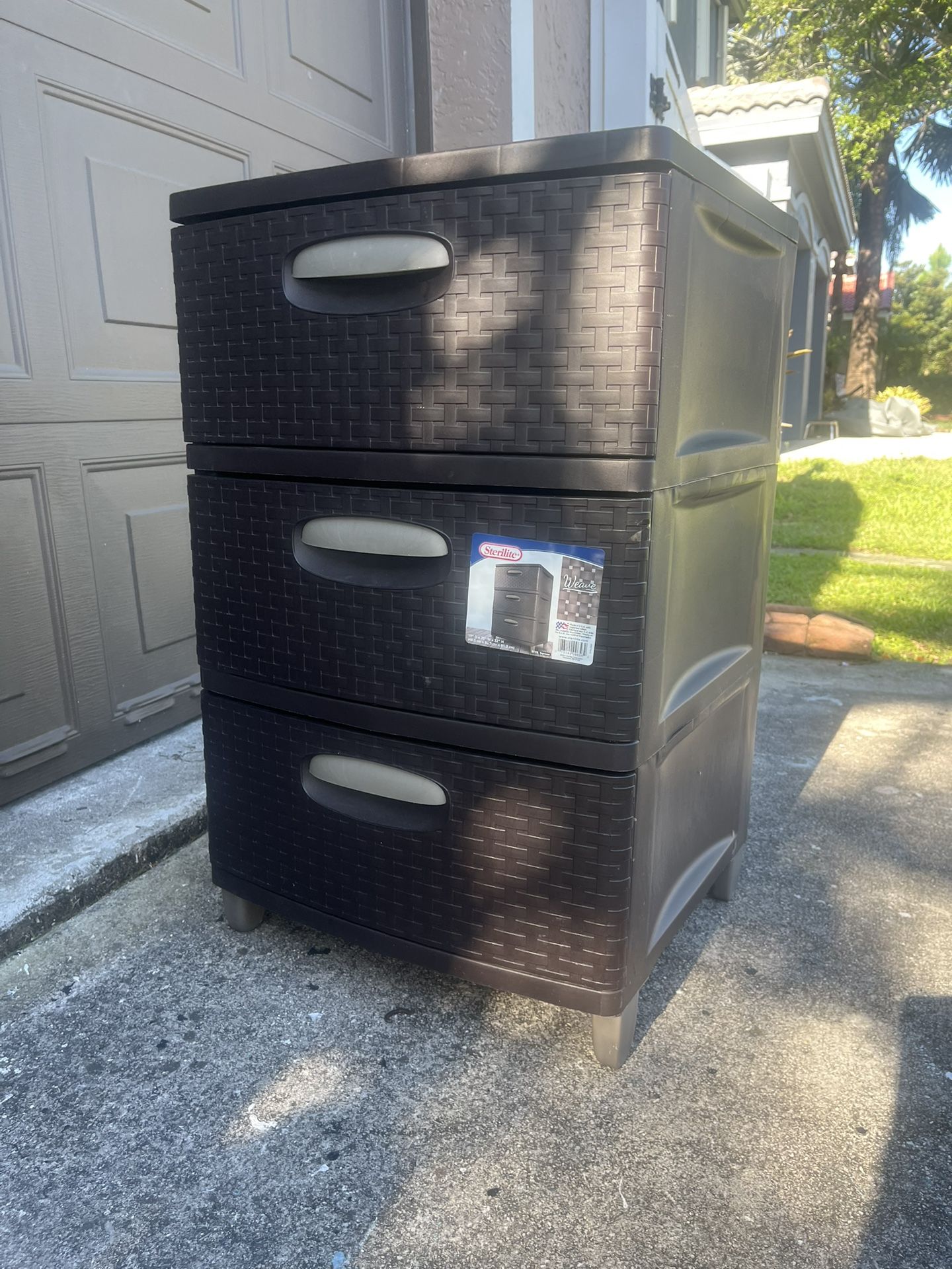 Sterlite Resin Weave Storage Drawers for Sale in Fort Lauderdale, FL ...