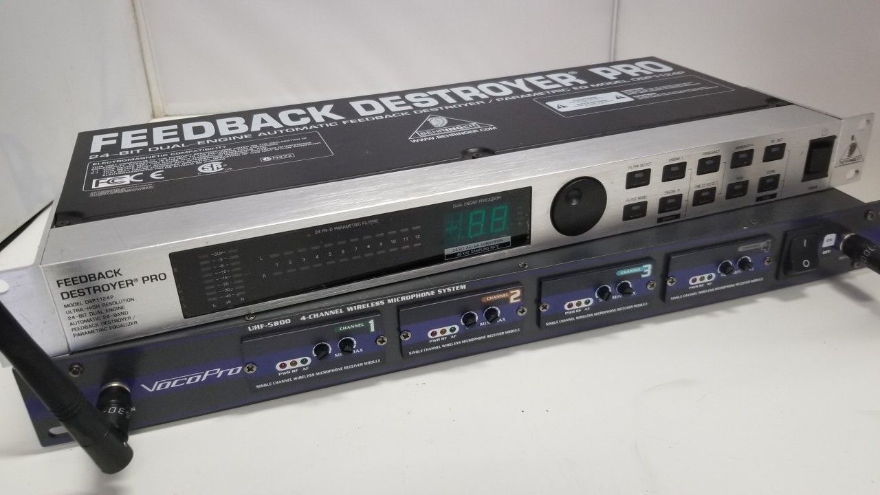 Behringer ultimate feedback Destroyer Pro vocopro wireless microphone ...