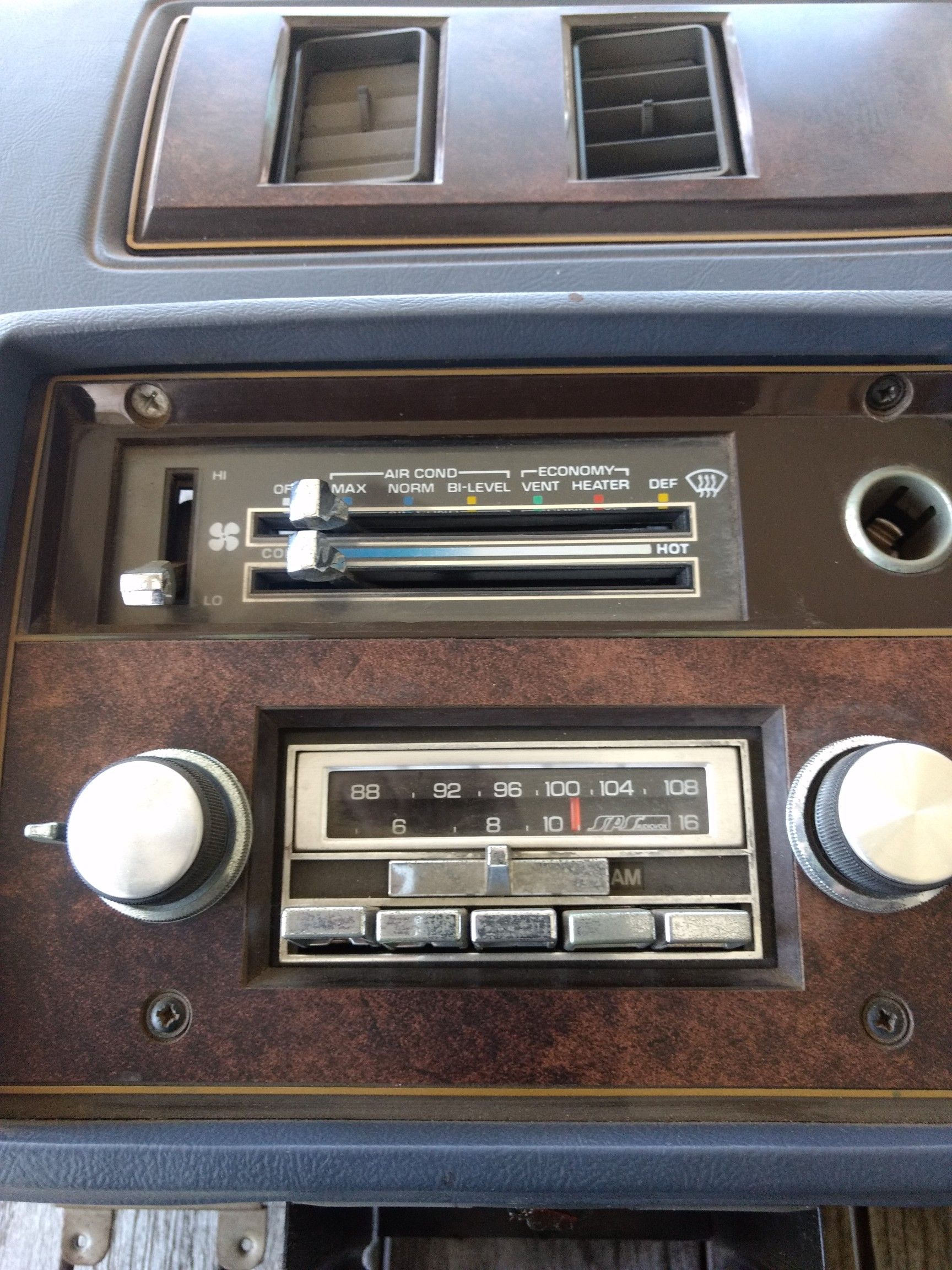 El Camino Monte Carlo GMC Caballero radio bezel mint condition for Sale ...