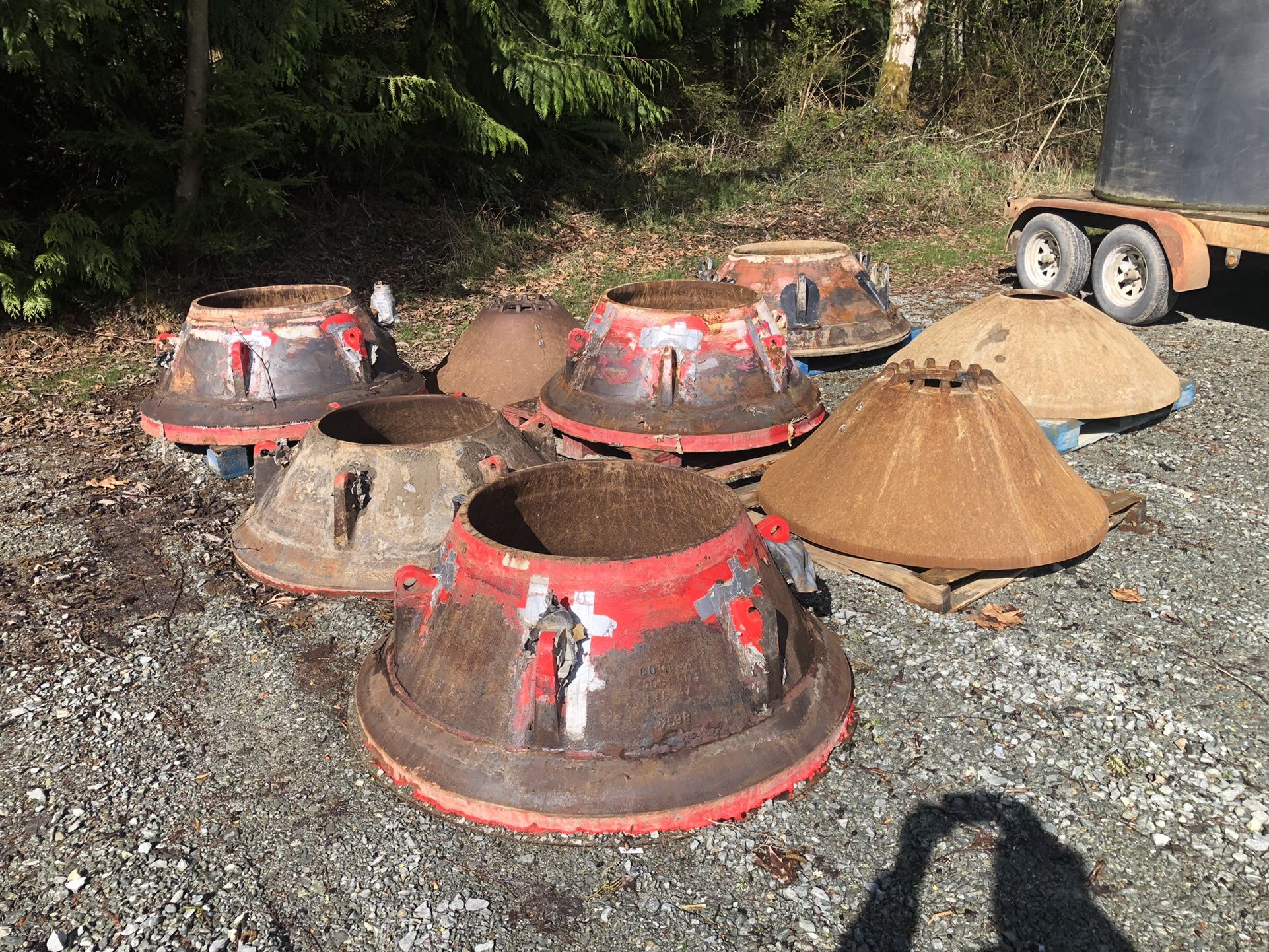 Crusher cone fire pits. for Sale in Camano, WA - OfferUp