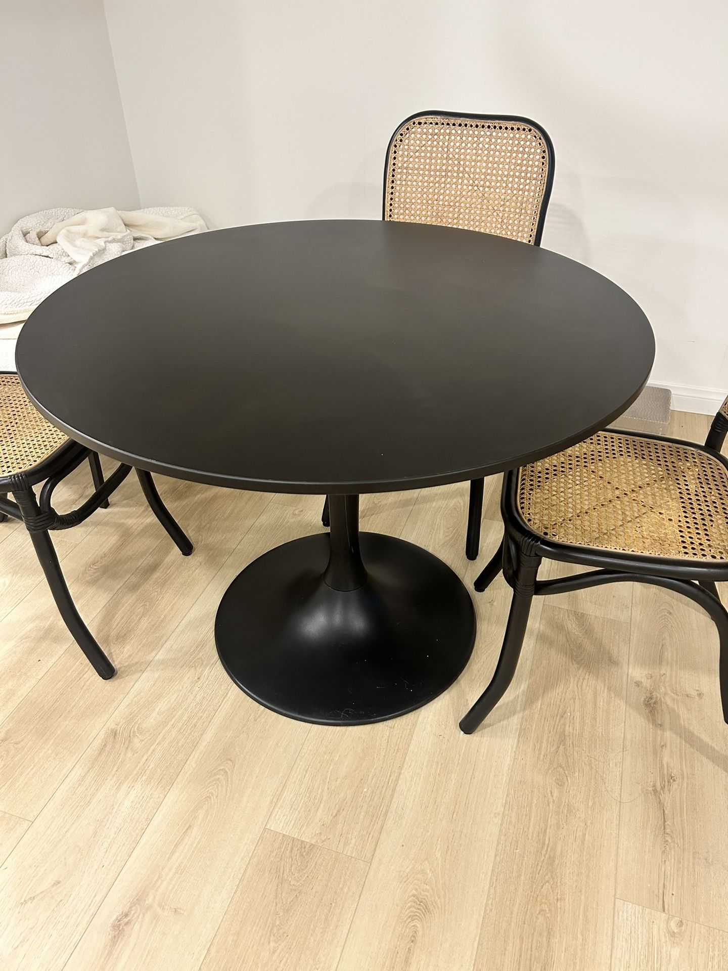 IKEA Docksta table - black (Chairs Not Included) for Sale in San Pedro ...