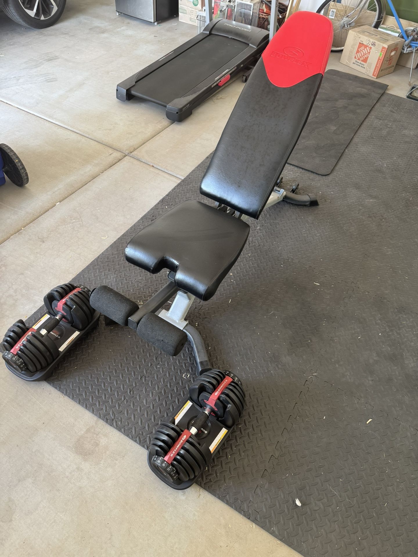 Bowflex Adjustable Dumbbells And Bench for Sale in Sun City, AZ - OfferUp