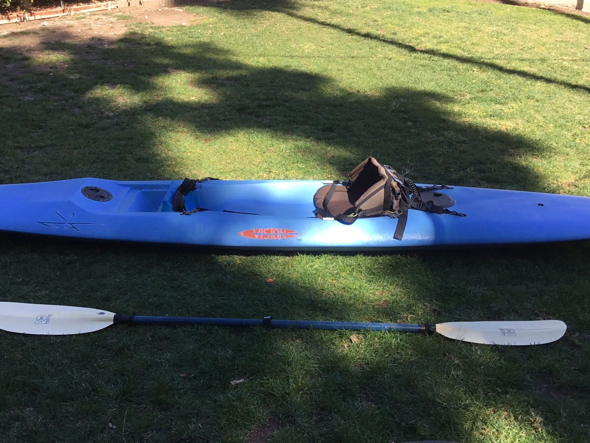 DB Designs Vision Kayak With Paddle And Rooftop Racks. for Sale in ...